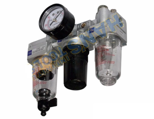 THB C202 Air Filter Regulator & Lubricator Compact Type (Silver)