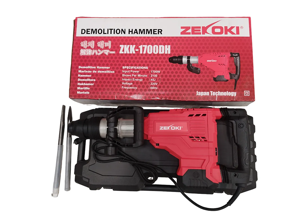10-KLG DEMOLITION HAMMER - ZKK-1100RE- zekoki