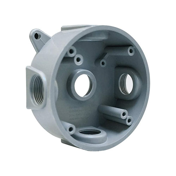 WEATHERPROOF OUTLET BOXES-ALUMINUM DIE CAST, ROUND OUTLET BOX