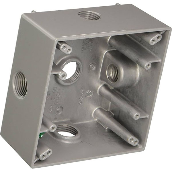 2 Gang Rectangular WP Box