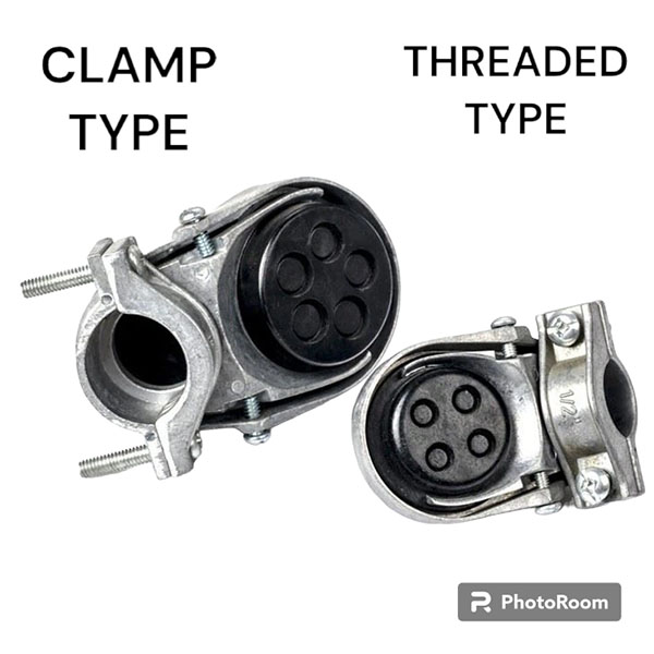 ENTRANCE CAP ( WEATHER HEAD ) CLAMP TYPE