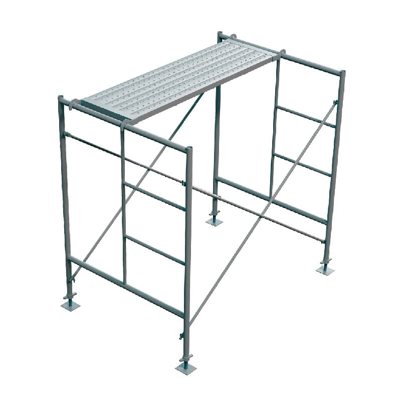 SCAFFOLDING SET WITH 2H FRAME,2 CROSS BASE AND 1 CATWALK,SET SIZE 1.2M ...